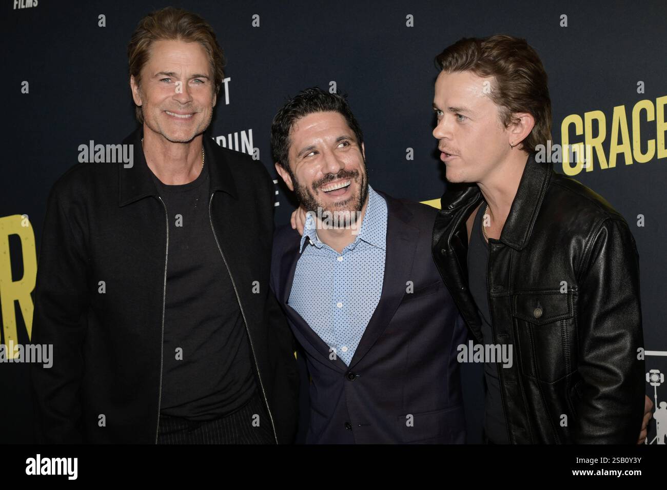 30 January 2025 - Los Angeles, California - Rob Lowe, Rory Karpf and ...