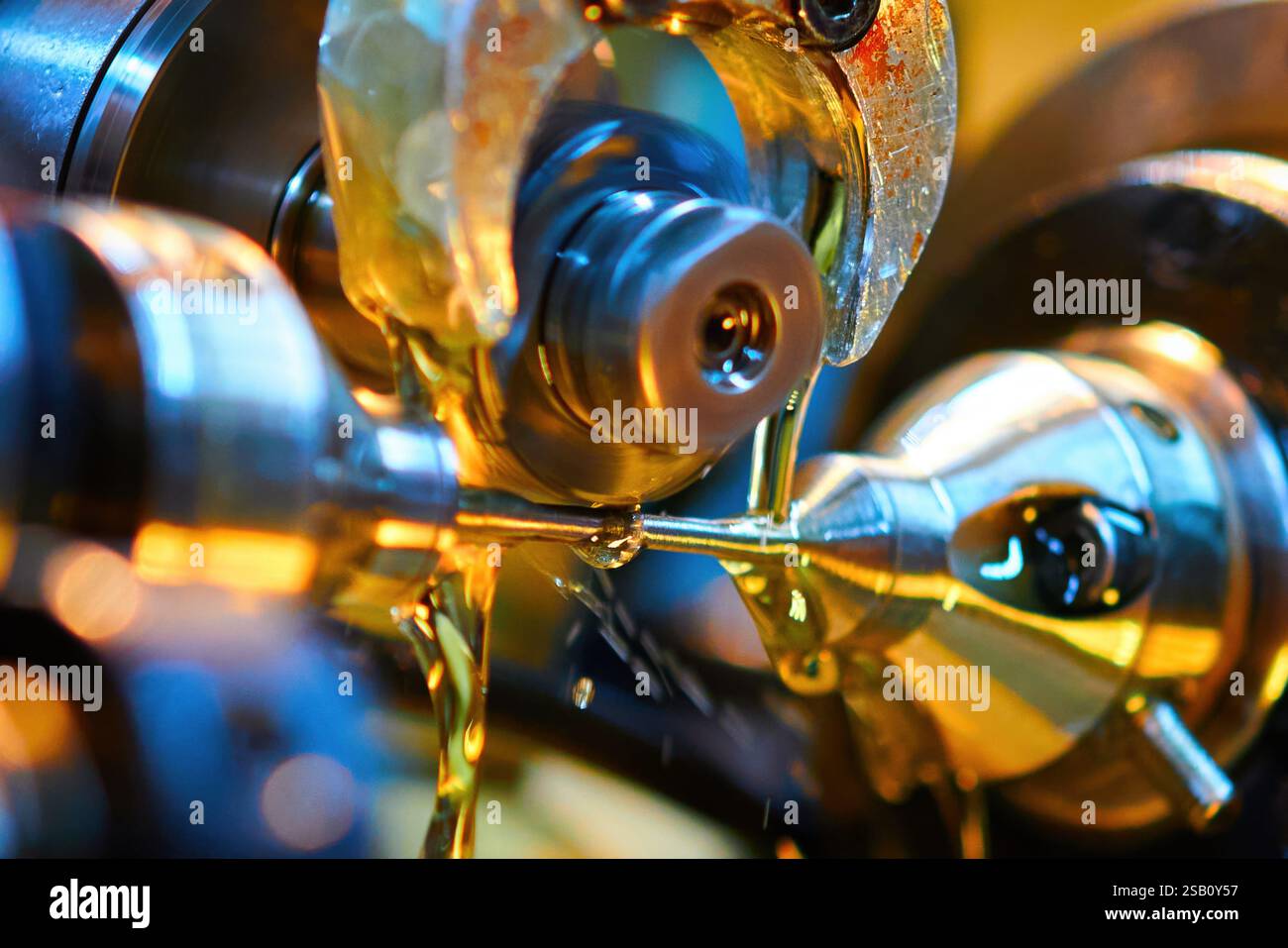 Intricate clockwork mechanisms in a milling machine showcasing ...