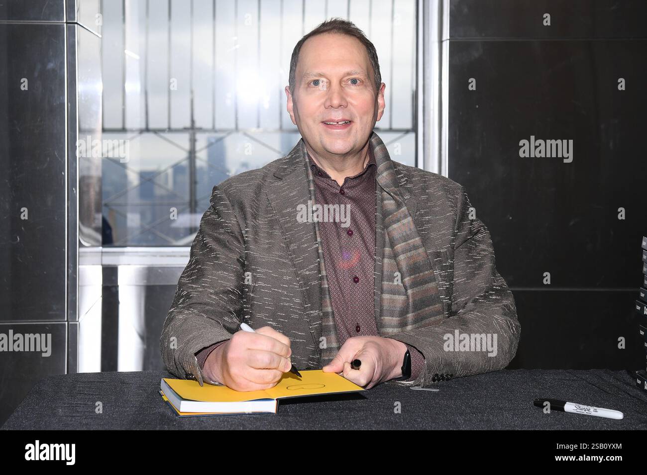 New York, USA. 31st Jan, 2025. Dav Pilkey celebrates DreamWorks ...