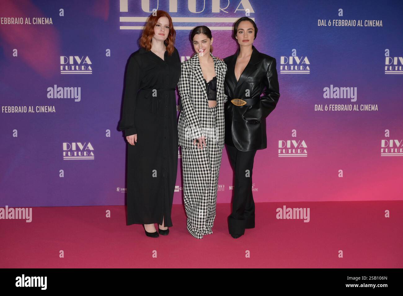 Rome, Italy. 31st Jan, 2025. Tesa Litvan (l), Lidija Kordic (c) and ...