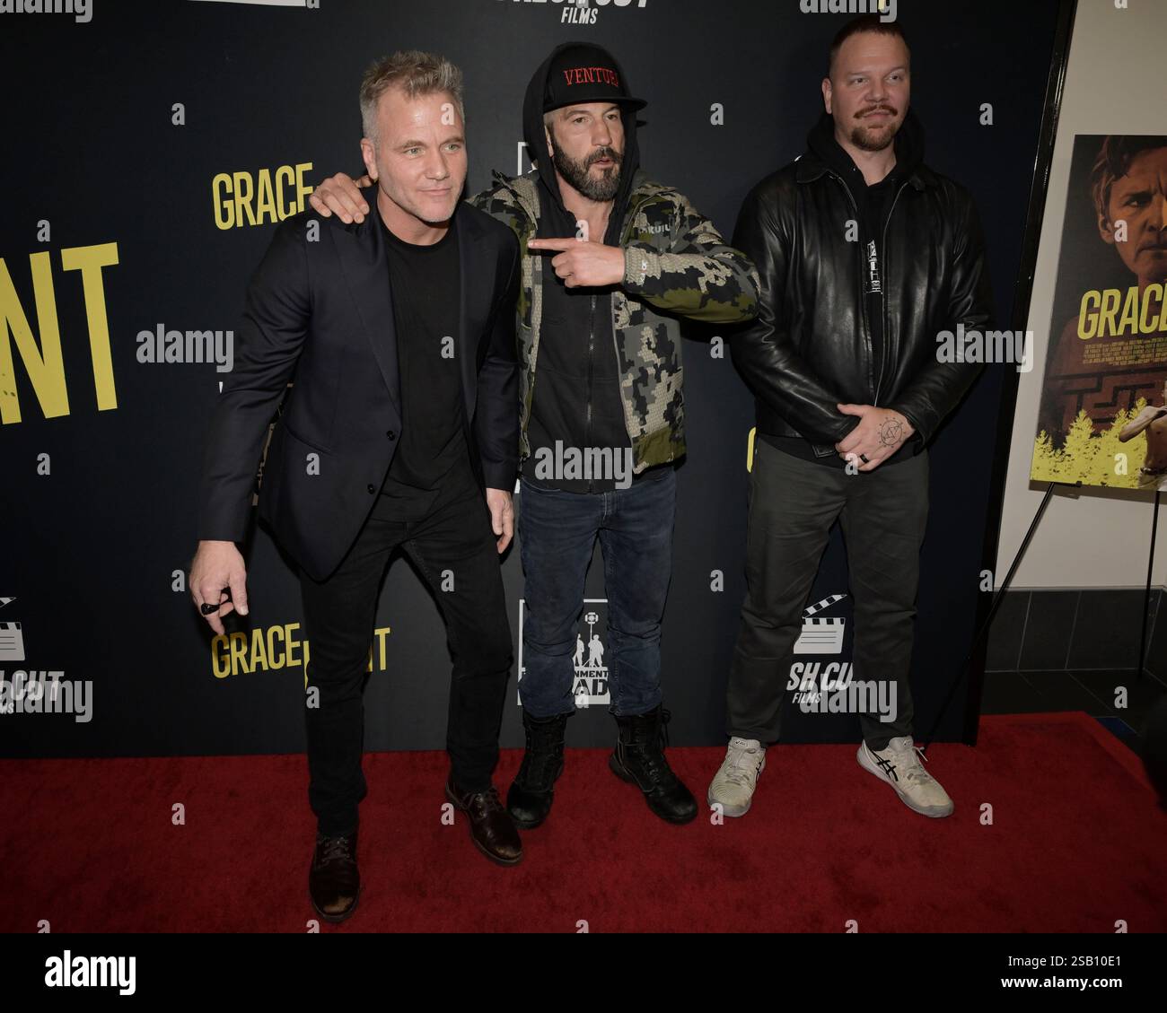 Los Angeles, California, USA. 30th Jan, 2025. (L-R) Sean Carrigan, Jon ...