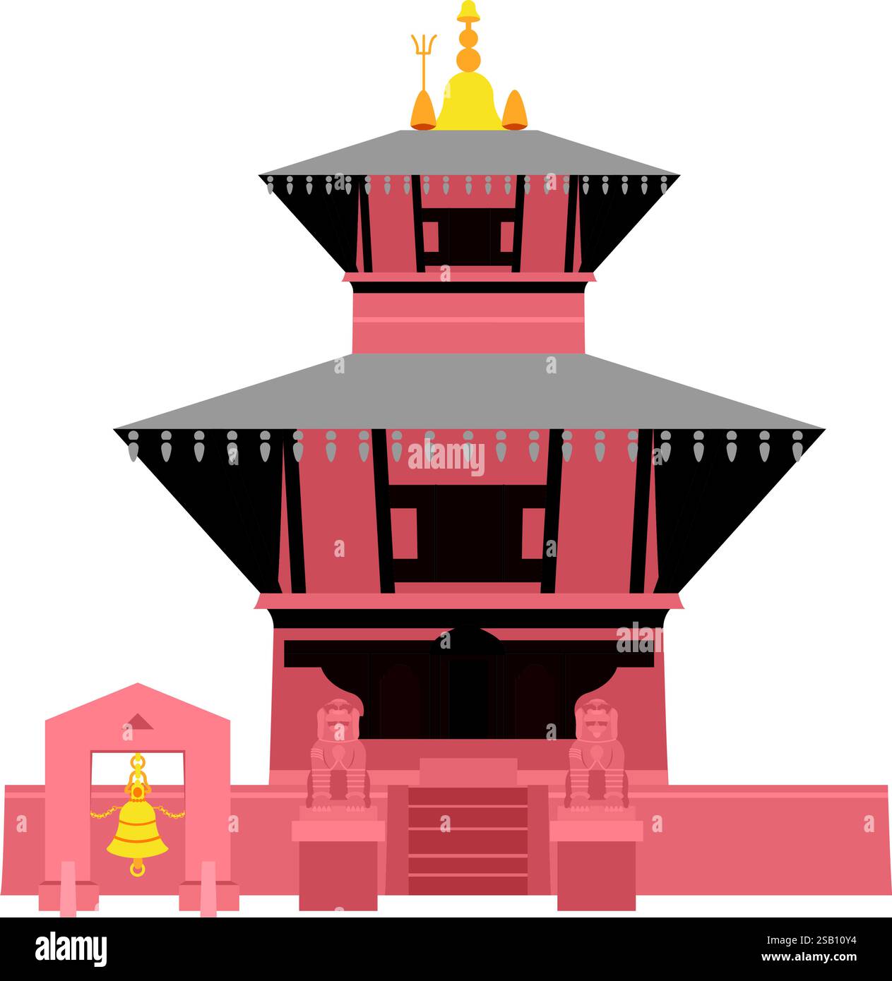 Pagoda roof temple Stock Vector Image & Art - Alamy