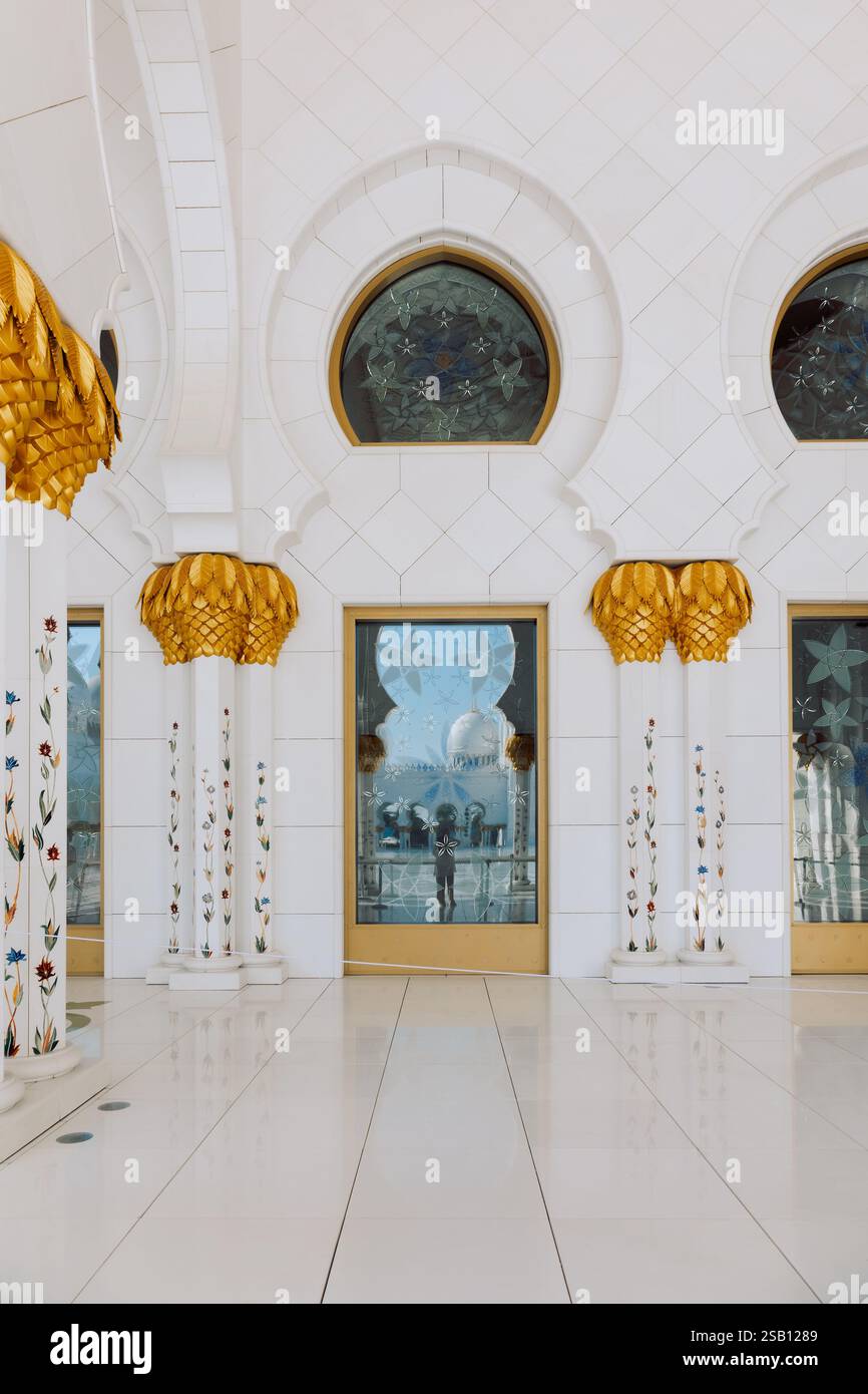 Abu Dhabi, UAE - December 3, 2024: Sheikh Zayed Grand Mosque in Abu ...
