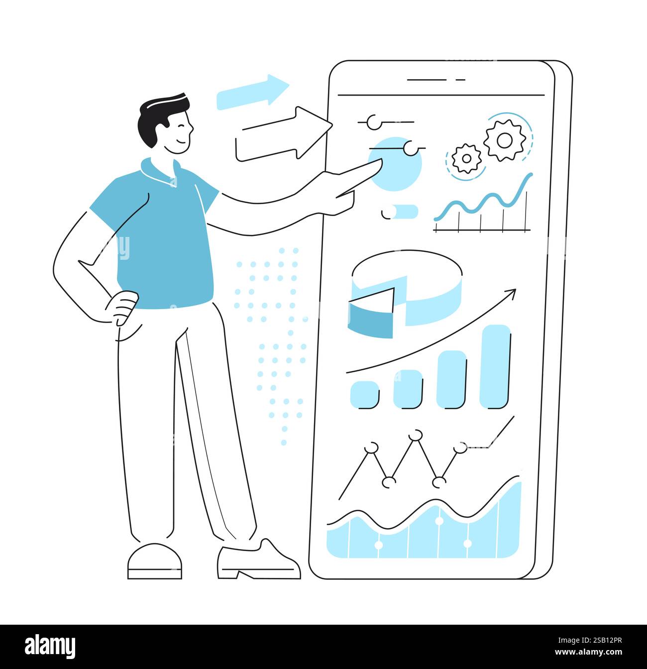 E business datum Stock Vector Images - Alamy