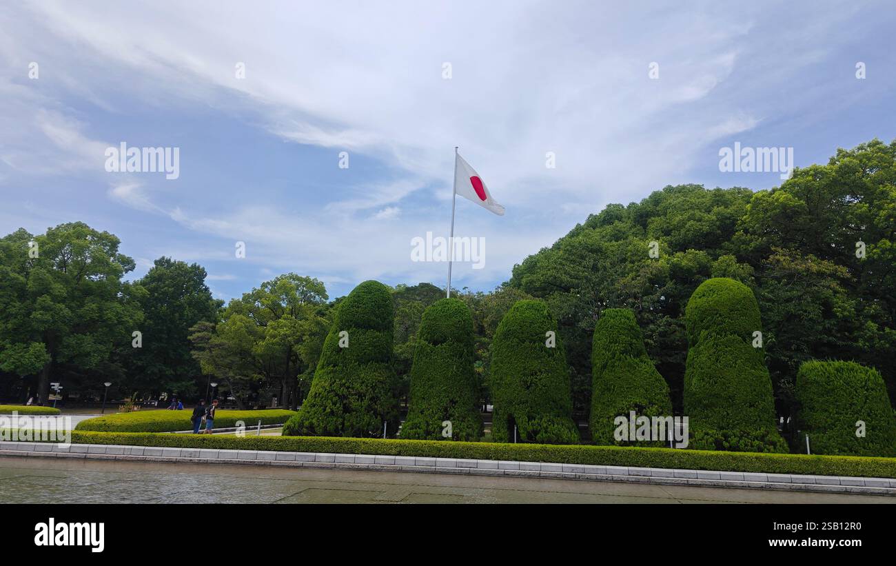 Japanese national flag Stock Photo - Alamy