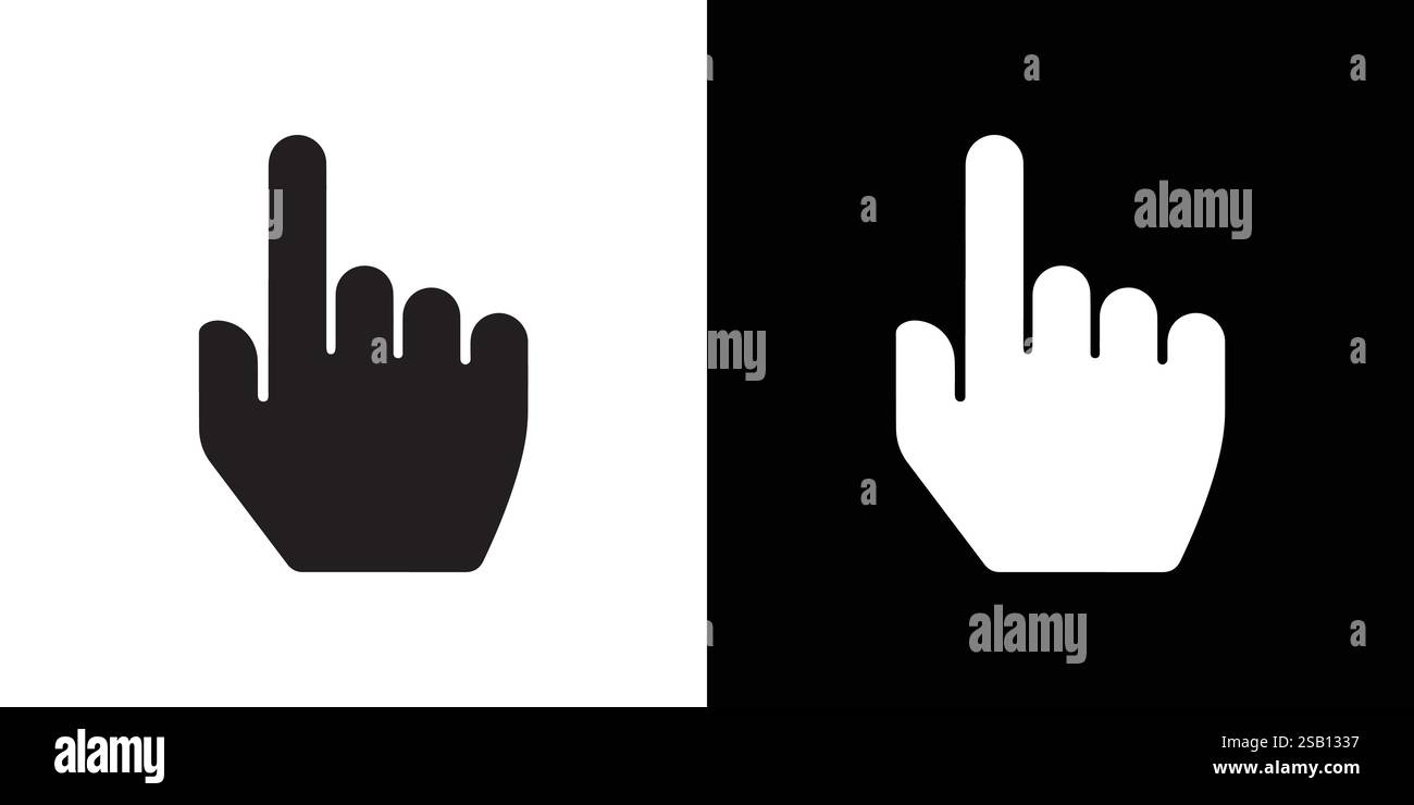 Finger swipe icon set, Slide line icon set gesture on white. Vector ...