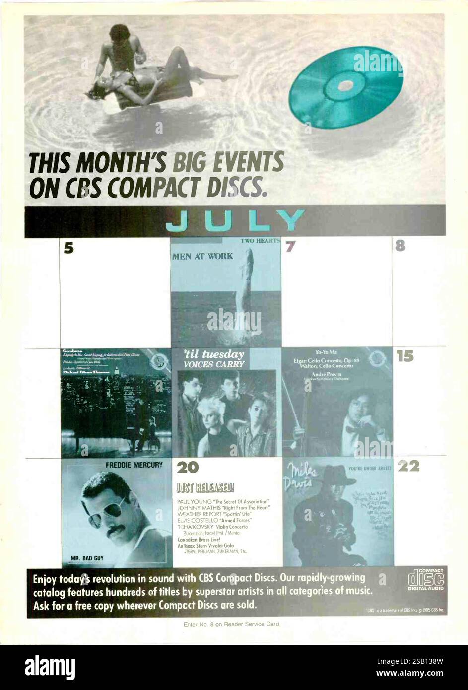 Compact disc 1980s hi-res stock photography and images - Alamy