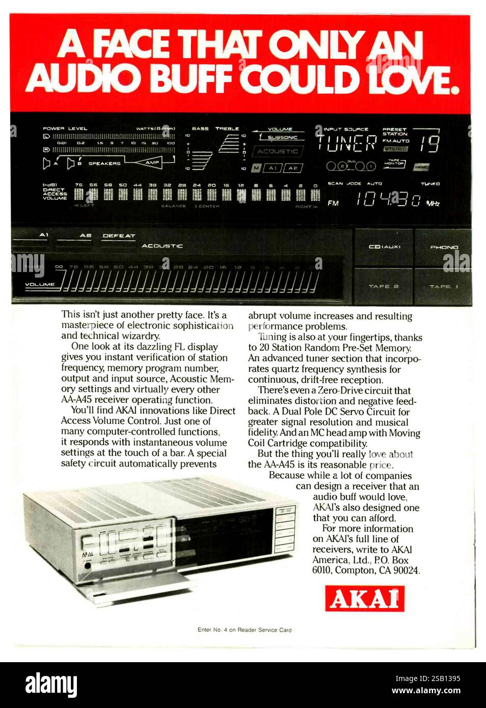 Akai ads hi-res stock photography and images - Alamy