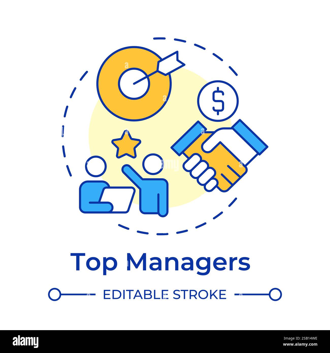 Managers level Stock Vector Images - Alamy