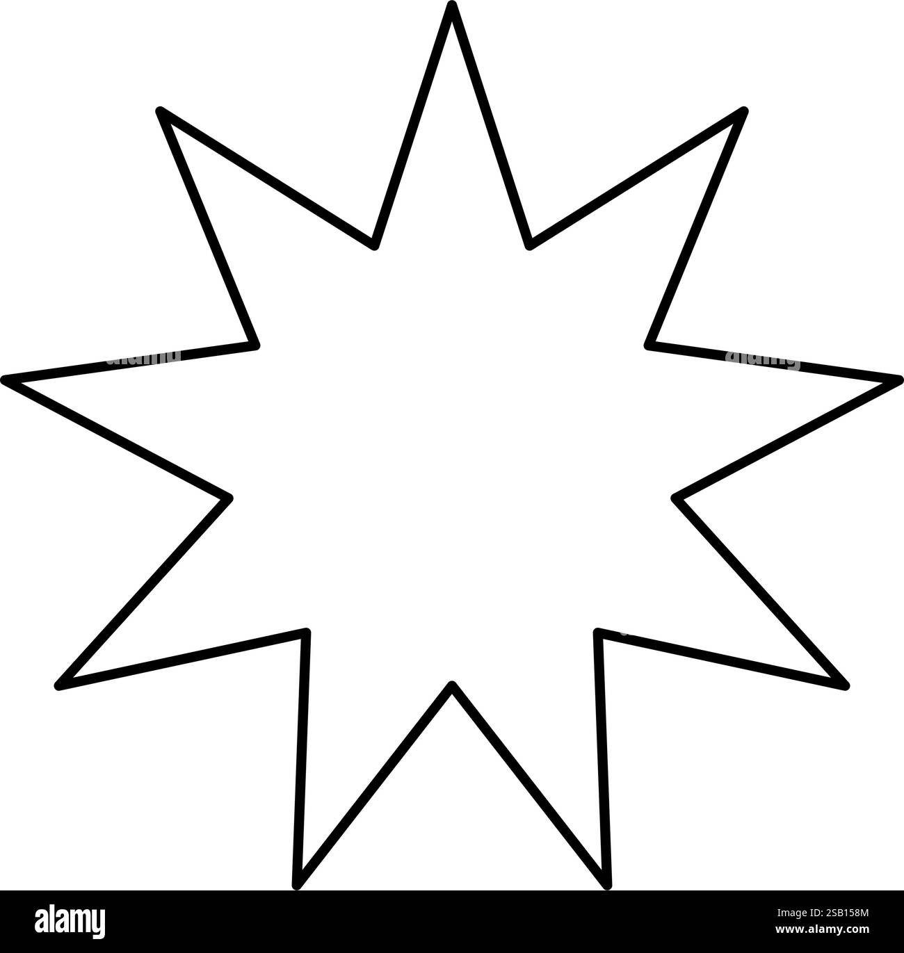 Six pointed star Bahaism Baha'i Bahai symbol unity and harmony between ...