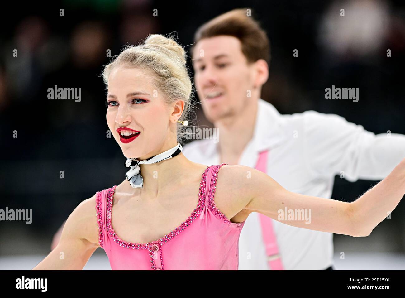 Juulia TURKKILA & Matthias VERSLUIS (FIN), during Ice Dance Rhythm ...