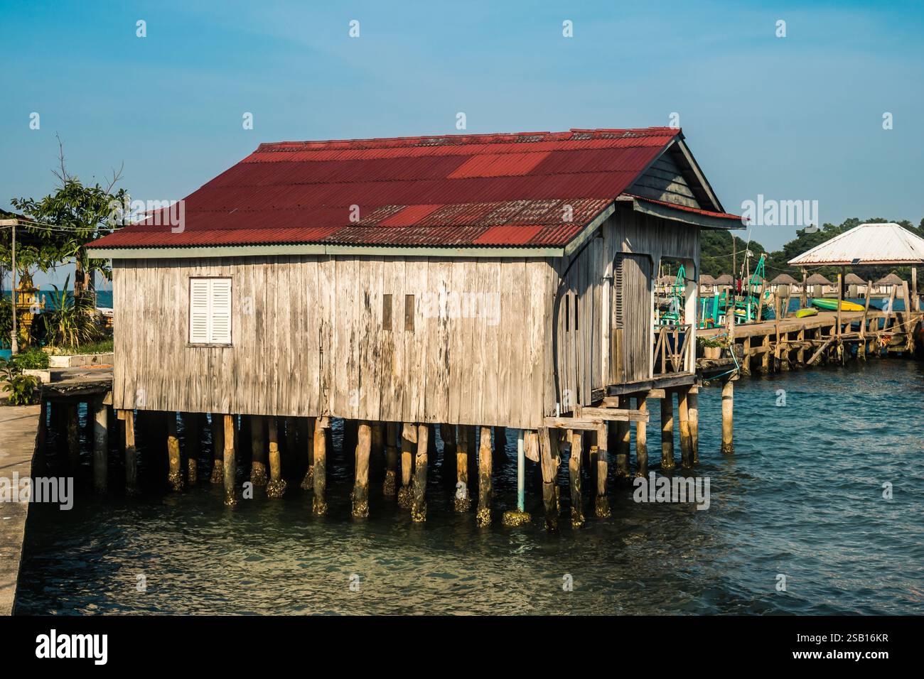 Preak Svay, Koh Rong Island, Cambodia, January 30, 2025 Daily life in ...