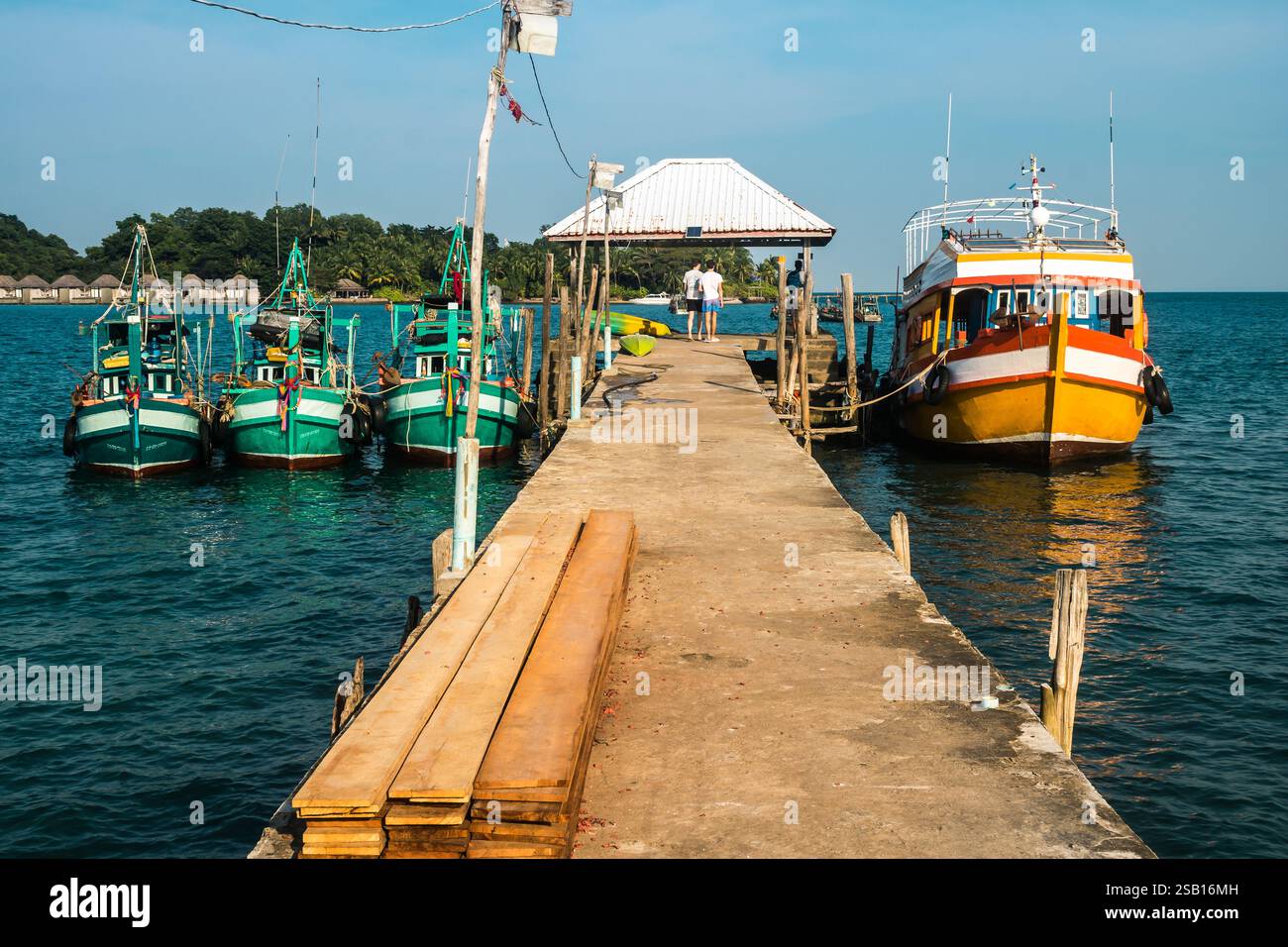 Preak Svay, Koh Rong Island, Cambodia, January 30, 2025 Daily life in ...