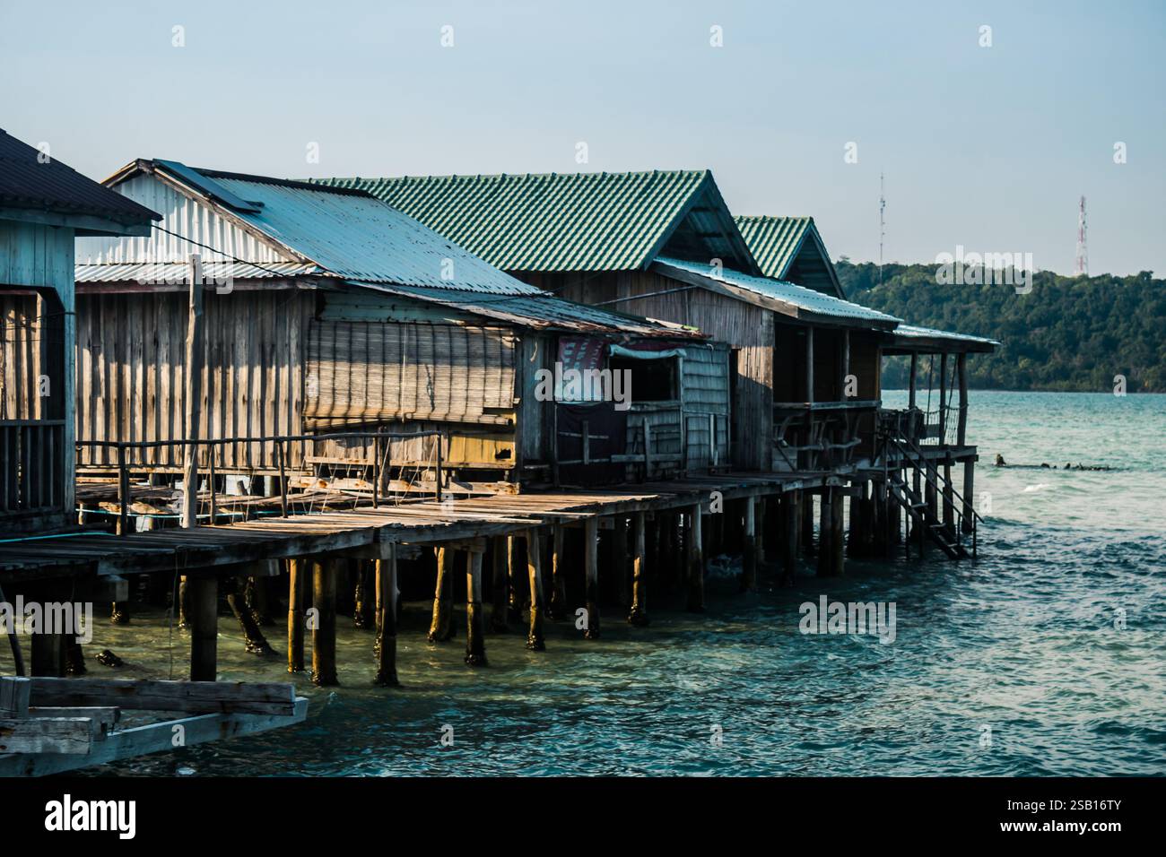 Preak Svay, Koh Rong Island, Cambodia, January 30, 2025 Daily life in ...