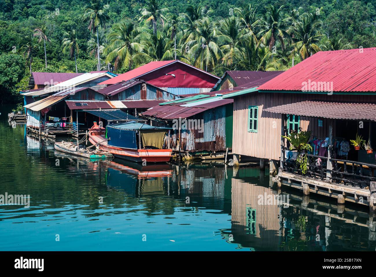 Preak Svay, Koh Rong Island, Cambodia, January 30, 2025 Daily life in ...