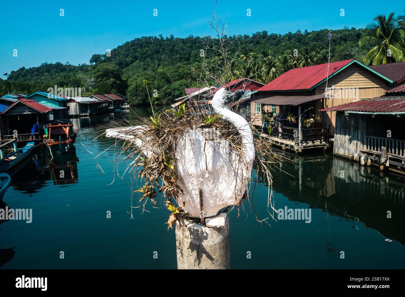 Preak Svay, Koh Rong Island, Cambodia, January 30, 2025 Daily life in ...