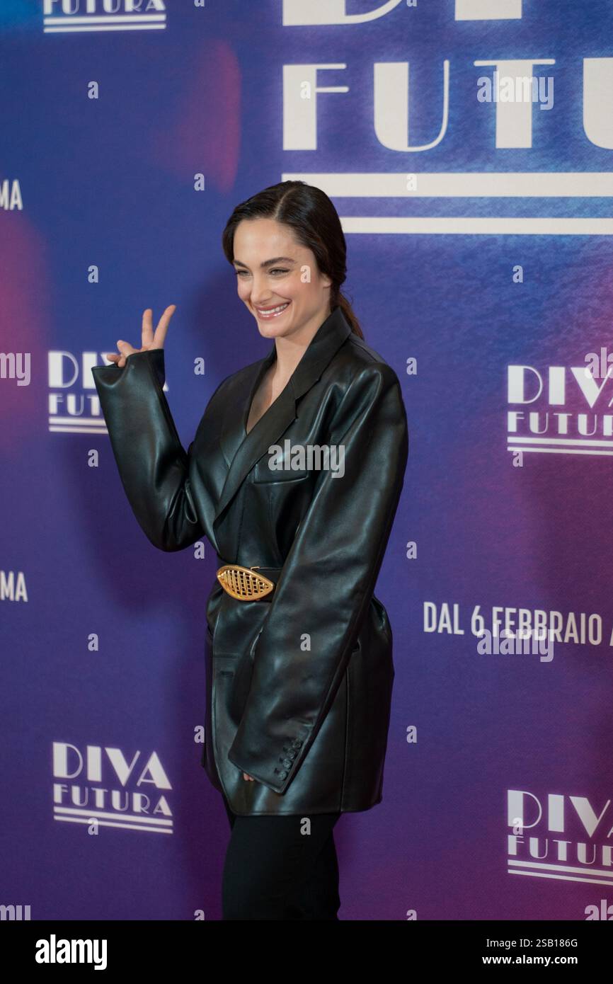 Rome, Italy. 31st Jan, 2025. Denise Capezza attends the ''Diva Futura ...