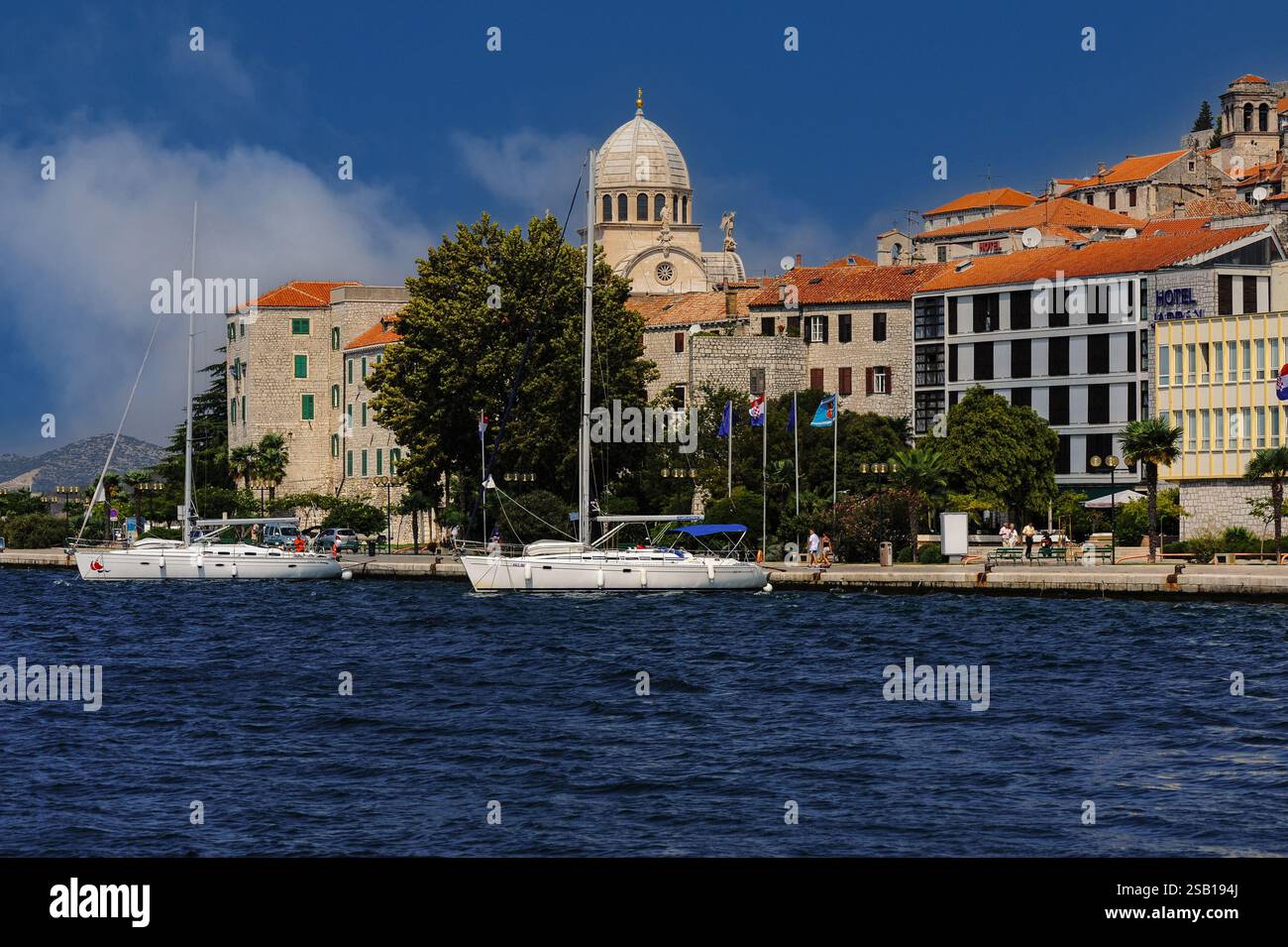 Graceful stone dome or cupola of the most important Renaissance ...