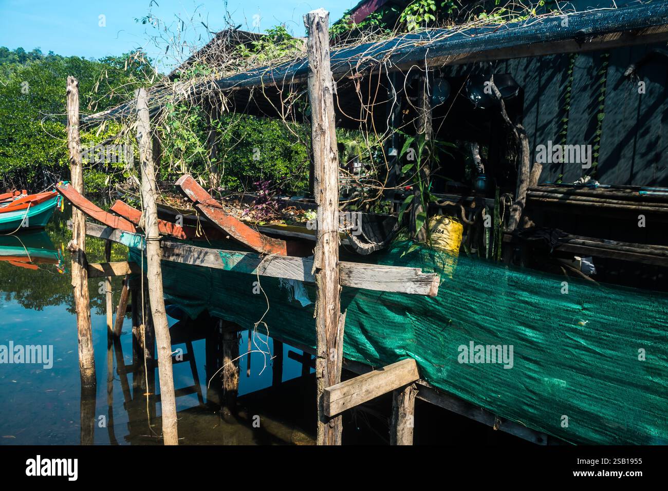 Preak Svay, Koh Rong Island, Cambodia, January 30, 2025 Daily life in ...