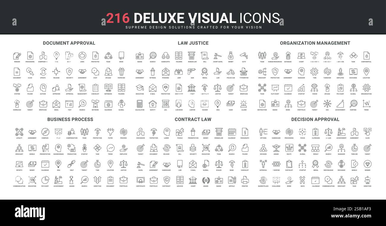 Decision and document approval, agreement contract, law and justice ...