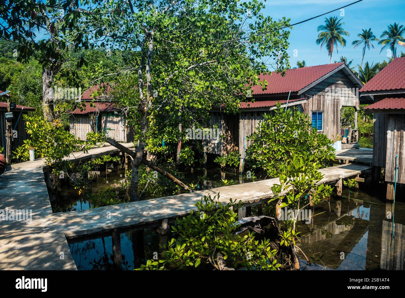 Preak Svay, Koh Rong Island, Cambodia, January 30, 2025 Daily life in ...