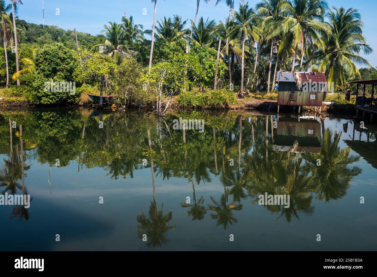 Preak Svay, Koh Rong Island, Cambodia, January 30, 2025 Daily life in ...