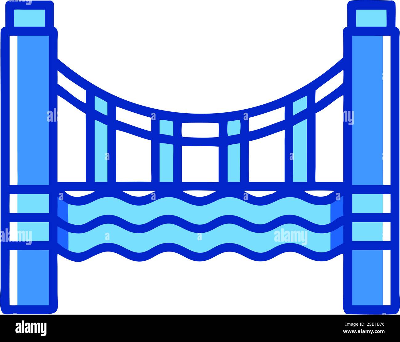 Covered bridge in white Stock Vector Images - Alamy
