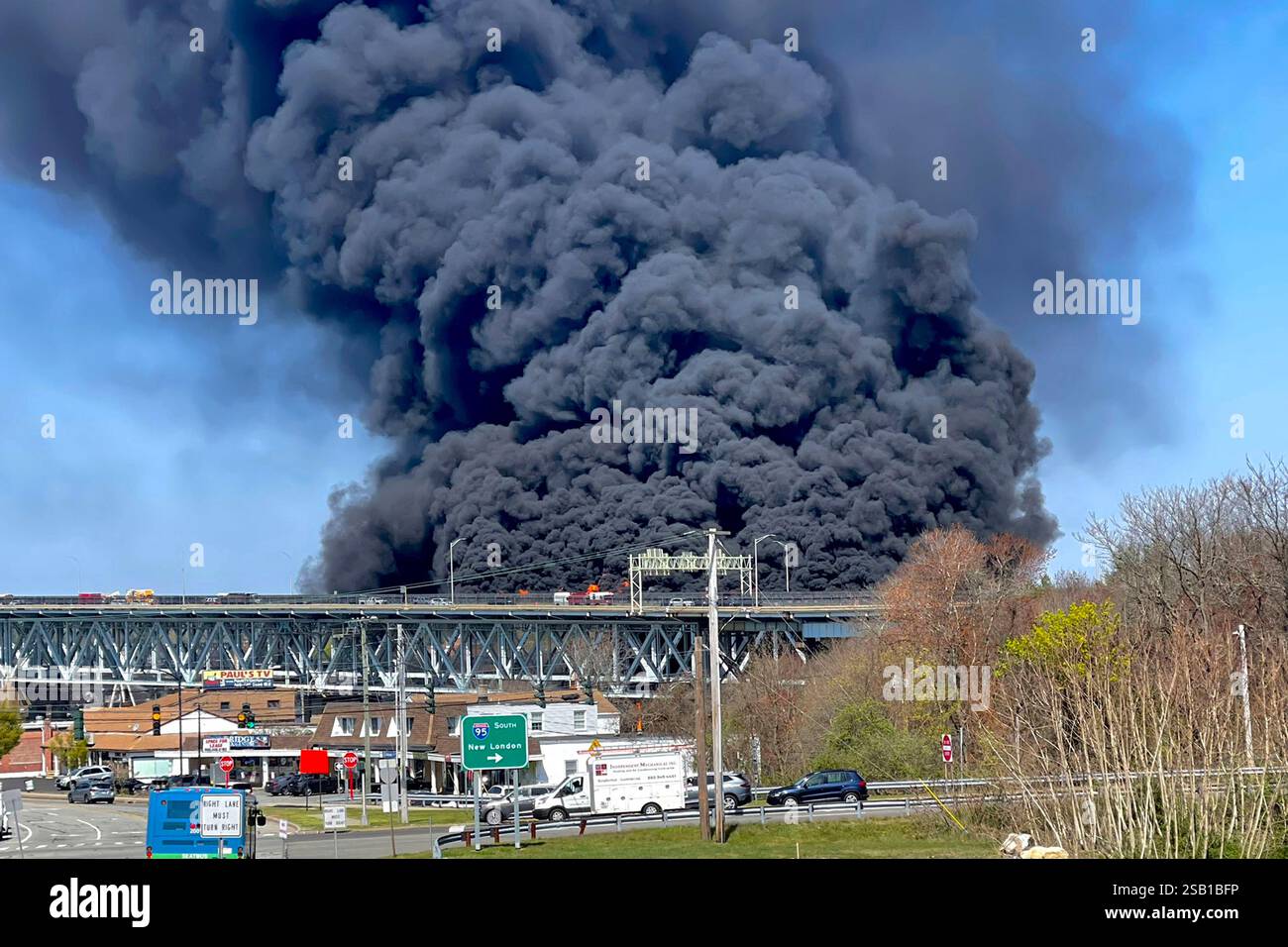 FILE - In this photo provided by the Connecticut State Police, massive ...