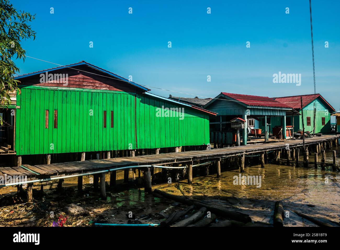 Preak Svay, Koh Rong Island, Cambodia, January 30, 2025 Daily life in ...