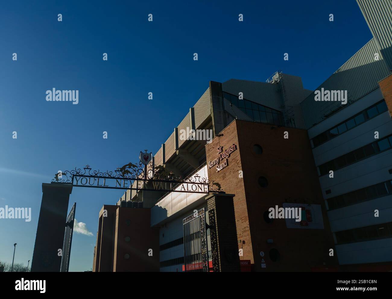 The iconic Shankly Gates at Anfield in Liverpool, UK Stock Photo - Alamy