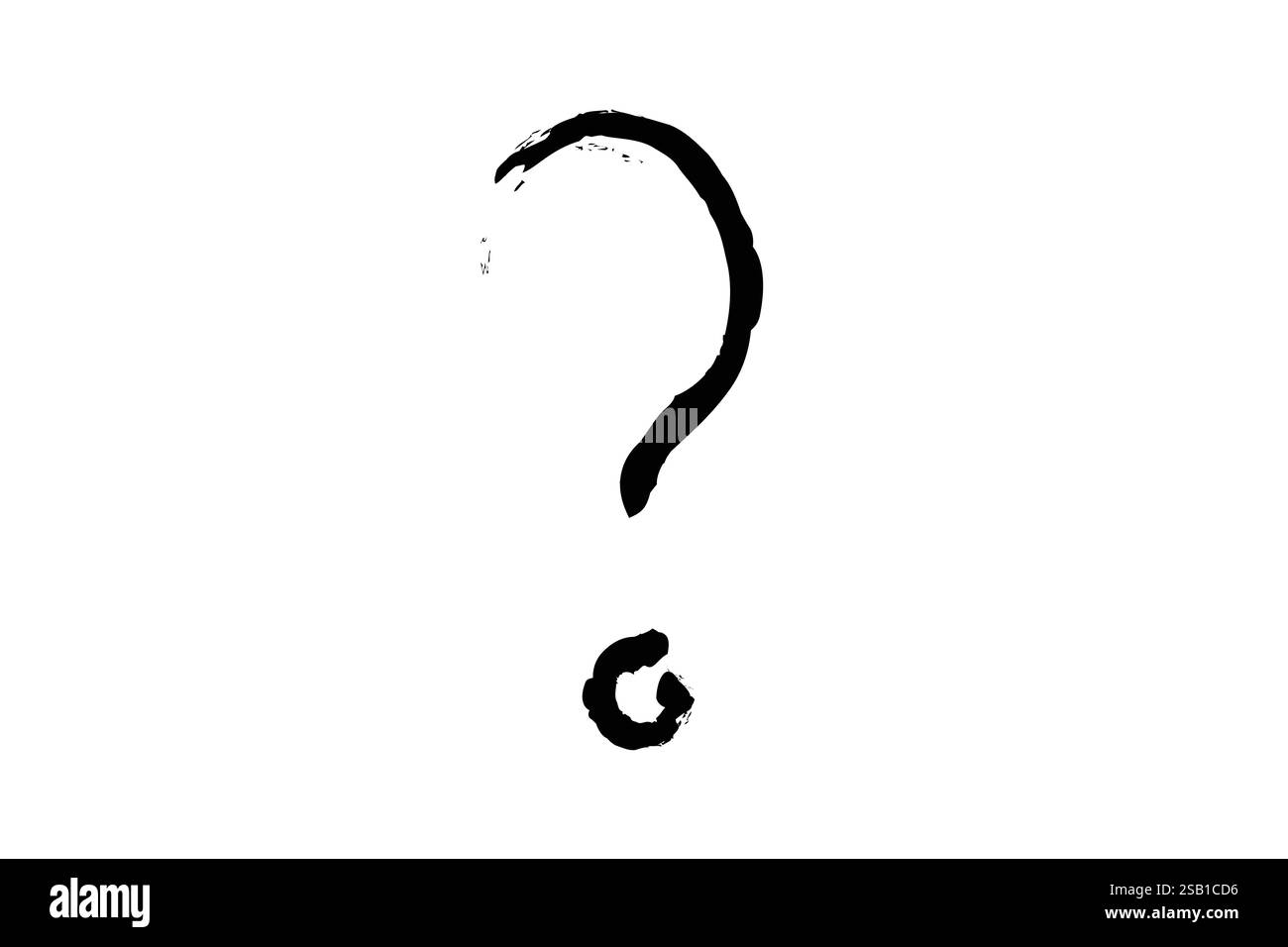 Creative minimal question mark Cut Out Stock Images & Pictures - Alamy
