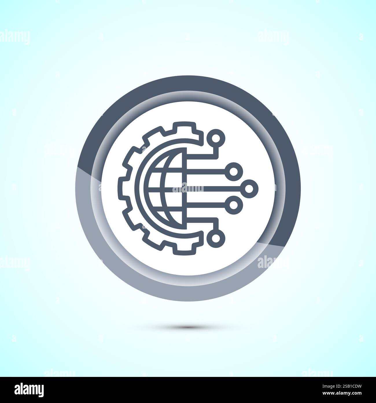 Digital transformation icon. Digitalization sign suitable for mobile ...