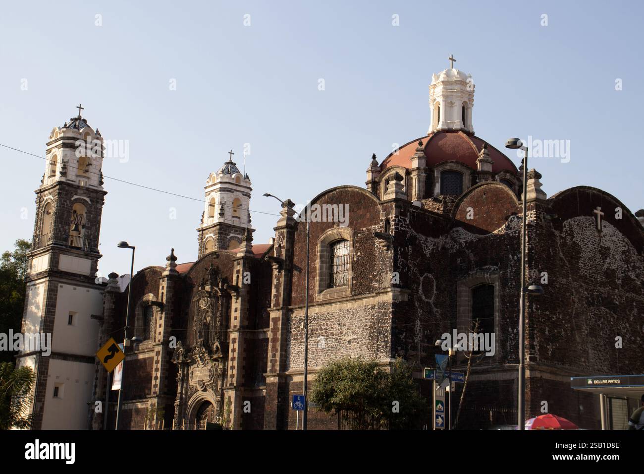 Beautiful historic Church of Santa Veracruz built in 1568 located in ...