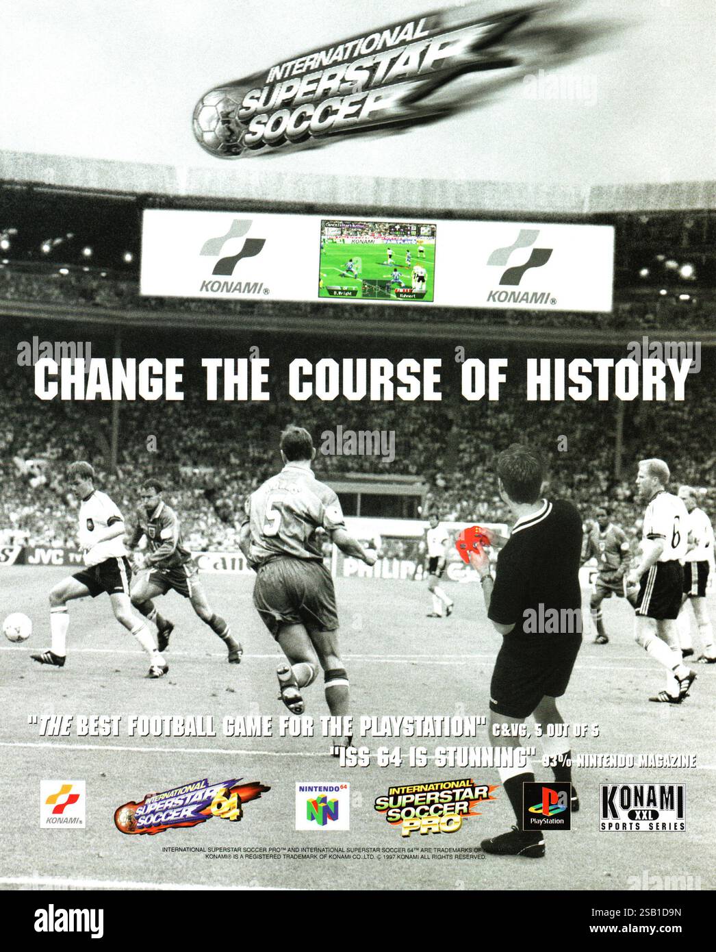 1997 UK International Superstar Soccer (Jikkyō World Soccer in Japan ...