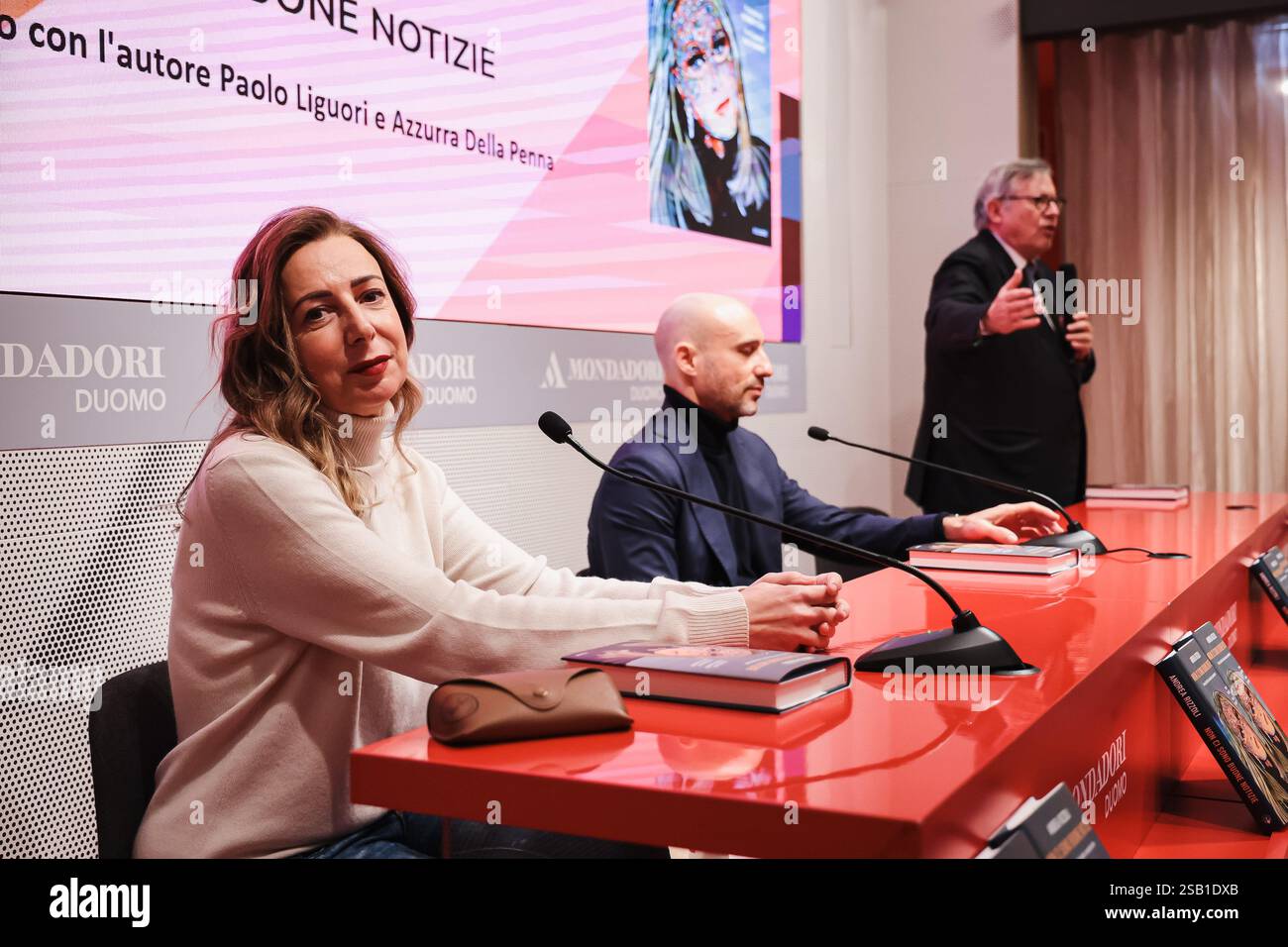 Milan, Italy. 31st Jan, 2025. Milan, Presentation of Andrea Rizzoli's ...