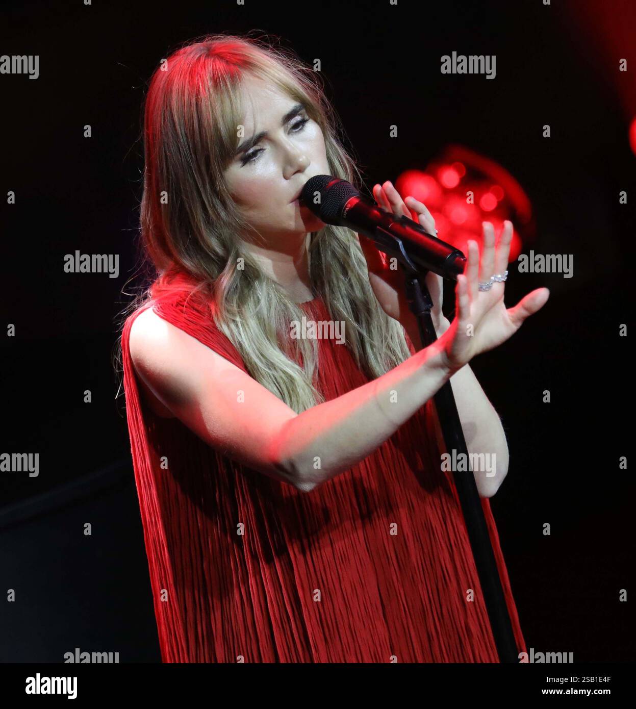 January 30, 2025, New York, New York, USA: Actor/singer SUKI WATERHOUSE ...