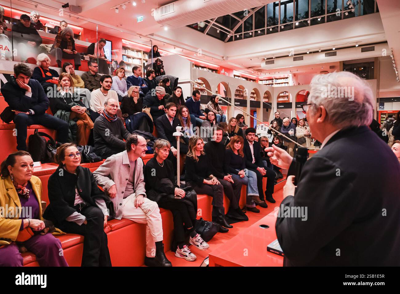 Milan, Italy. 31st Jan, 2025. Milan, Presentation of Andrea Rizzoli's ...