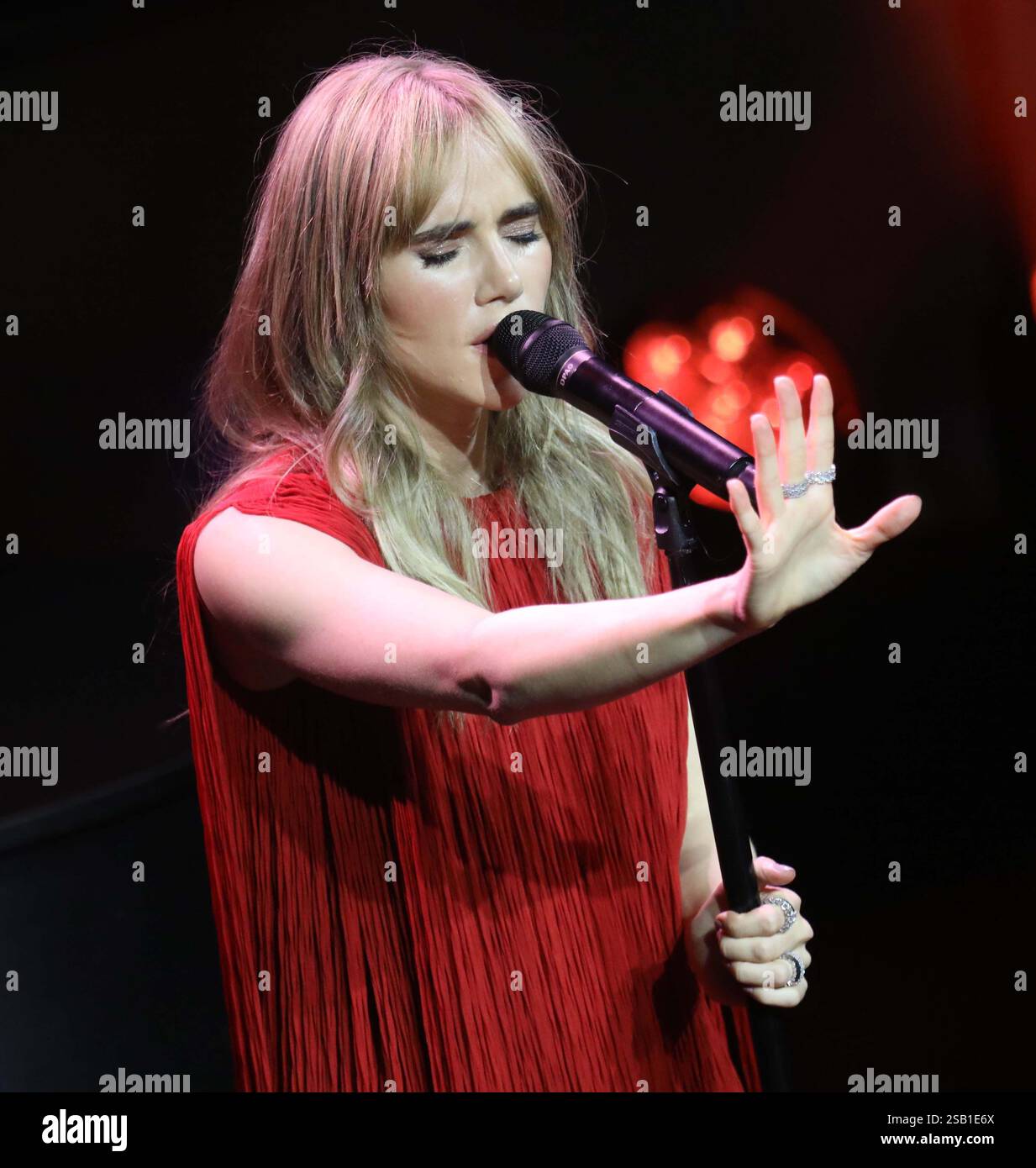 January 30, 2025, New York, New York, USA: Actor/singer SUKI WATERHOUSE ...