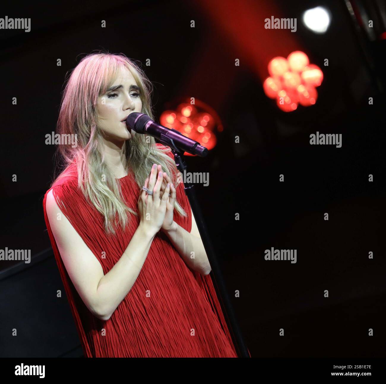 January 30, 2025, New York, New York, USA: Actor/singer SUKI WATERHOUSE ...