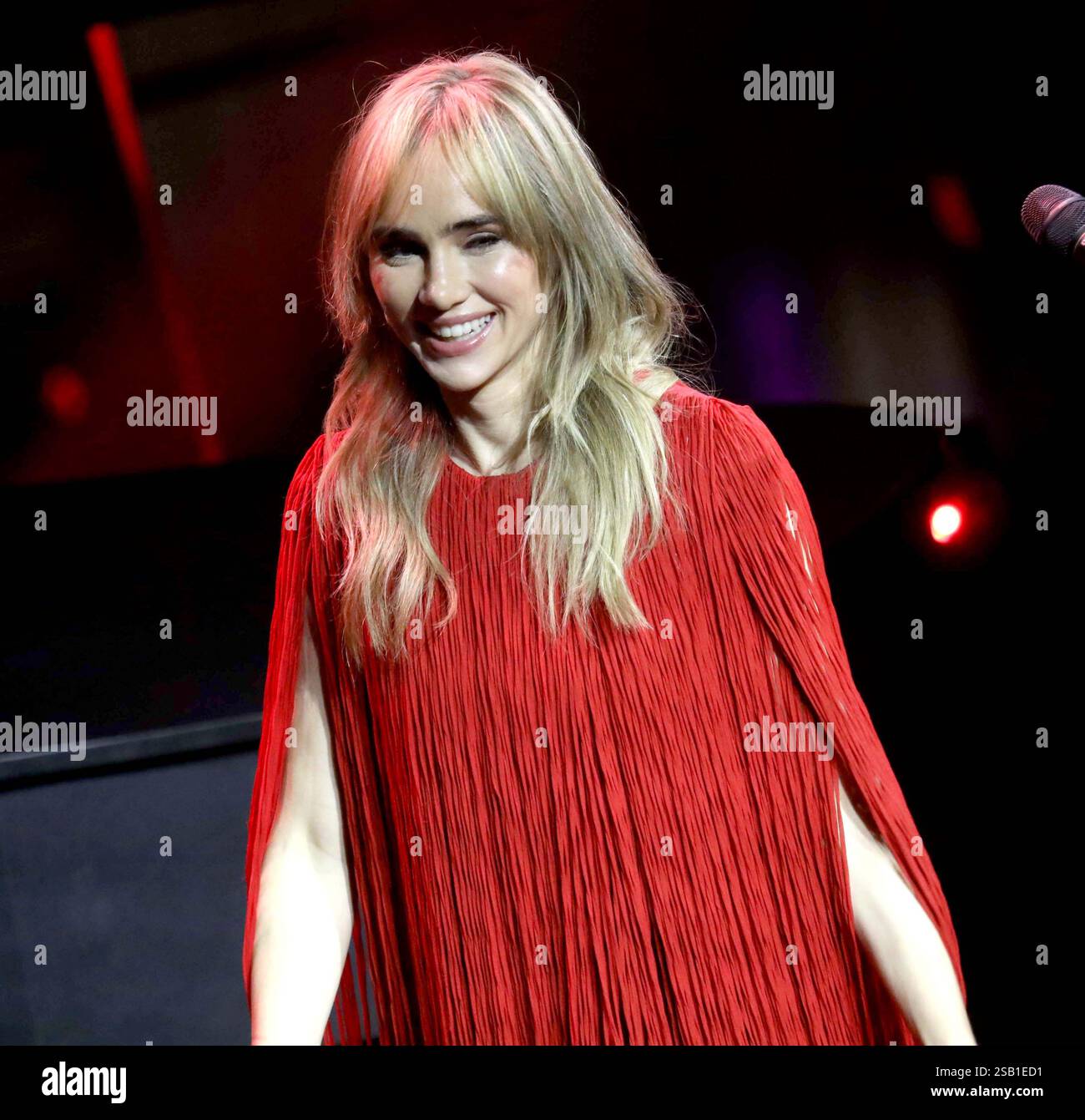 January 30, 2025, New York, New York, USA: Actor/singer SUKI WATERHOUSE ...