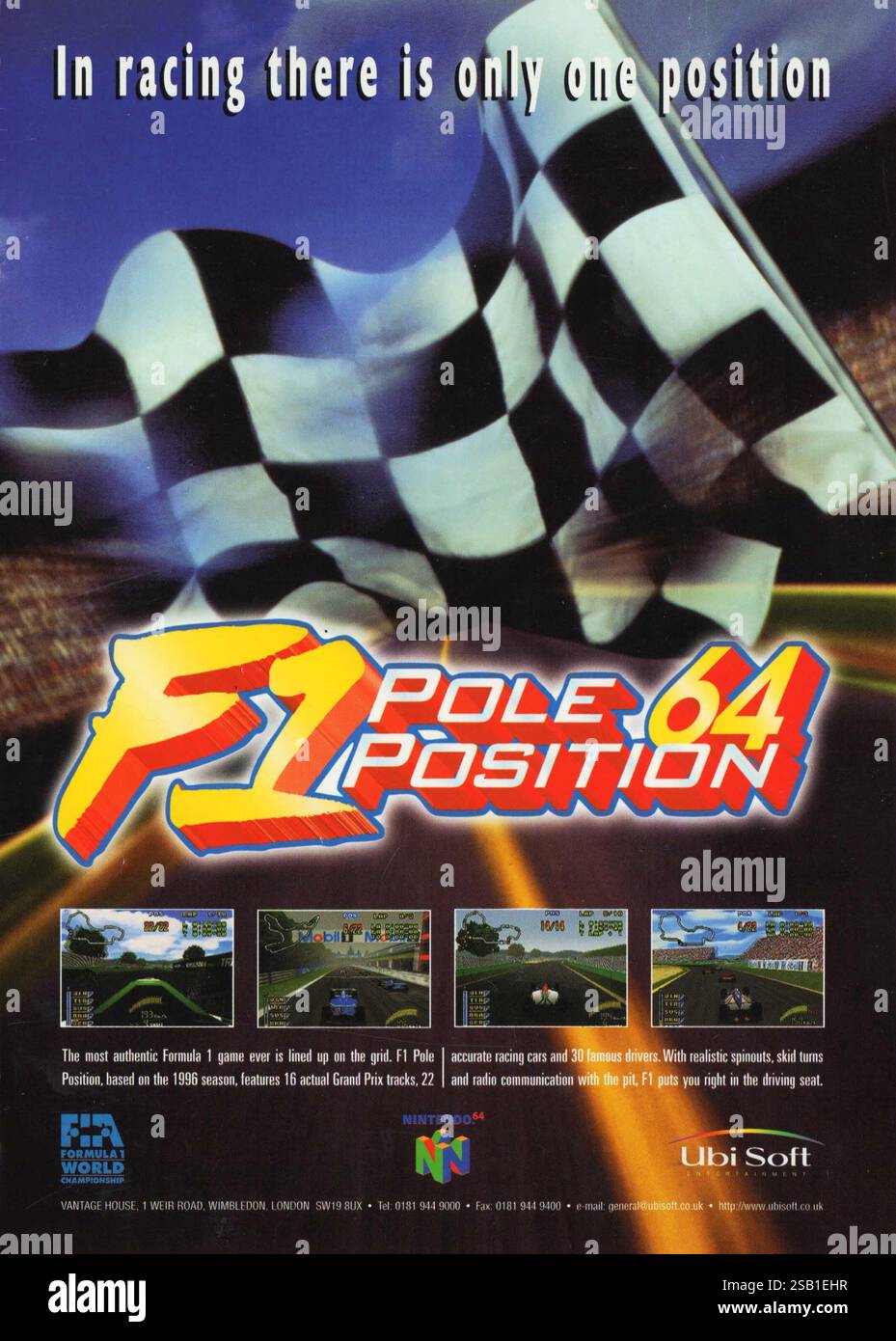1997 UK F1 Pole Position 64 ad, in Japan as Human Grand Prix: The New ...