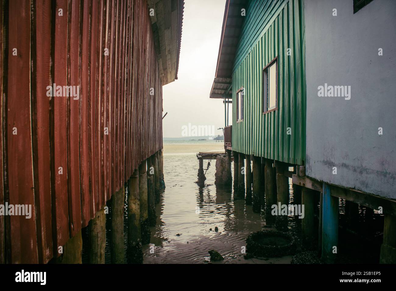 Preak Svay, Koh Rong Island, Cambodia, January 30, 2025 Daily life in ...