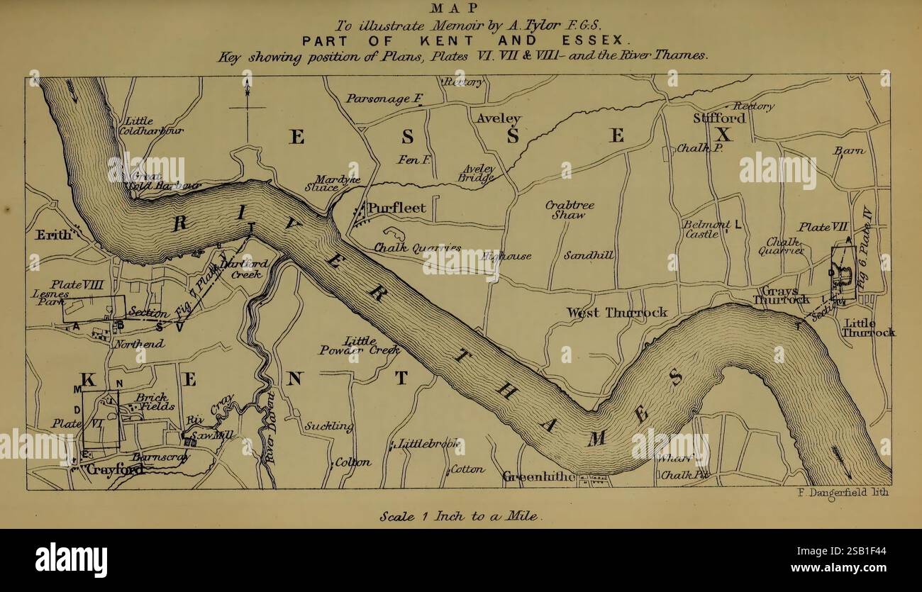 London geology periodicals historical map hi-res stock photography and ...
