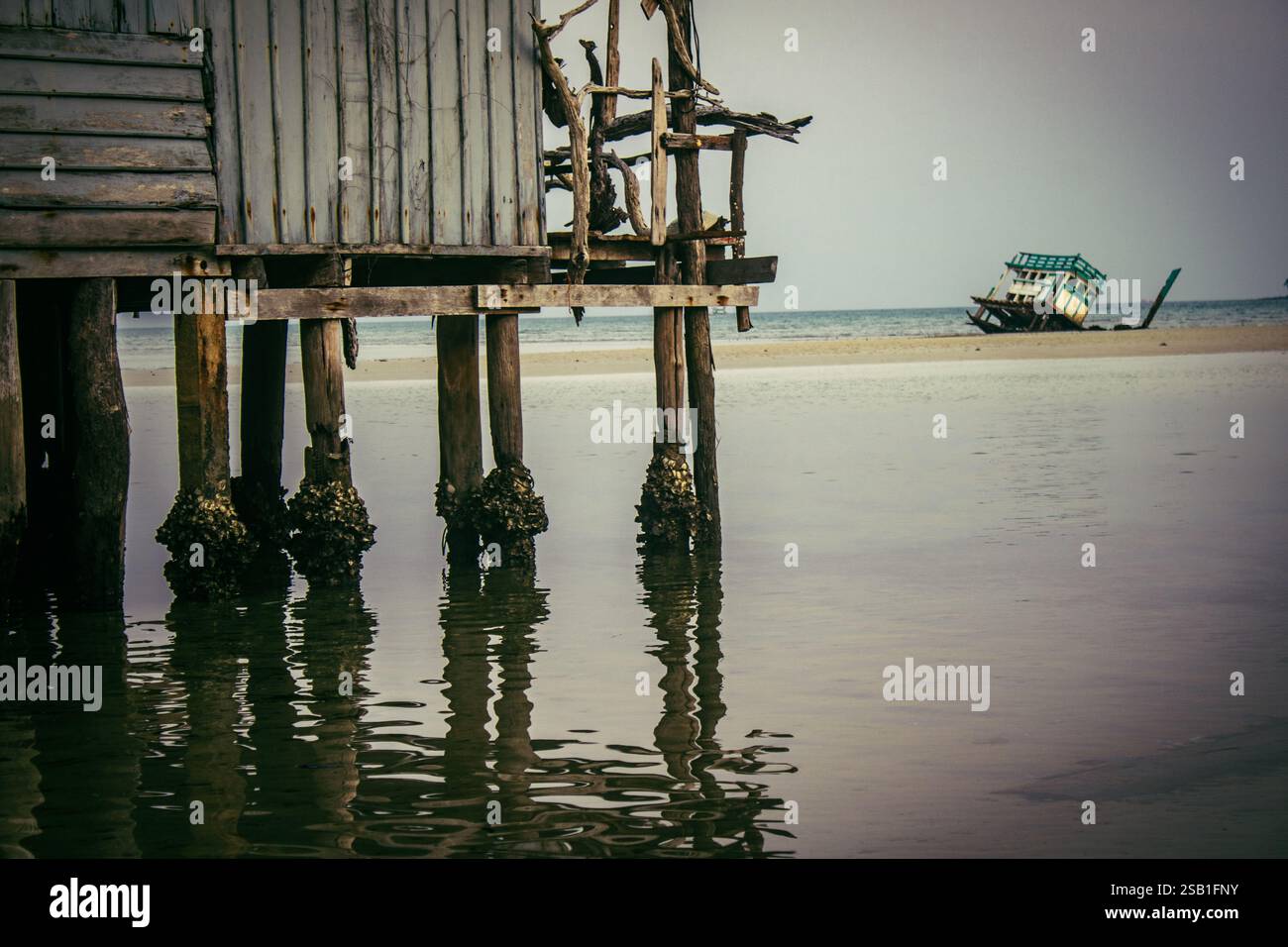 Preak Svay, Koh Rong Island, Cambodia, January 30, 2025 Daily life in ...