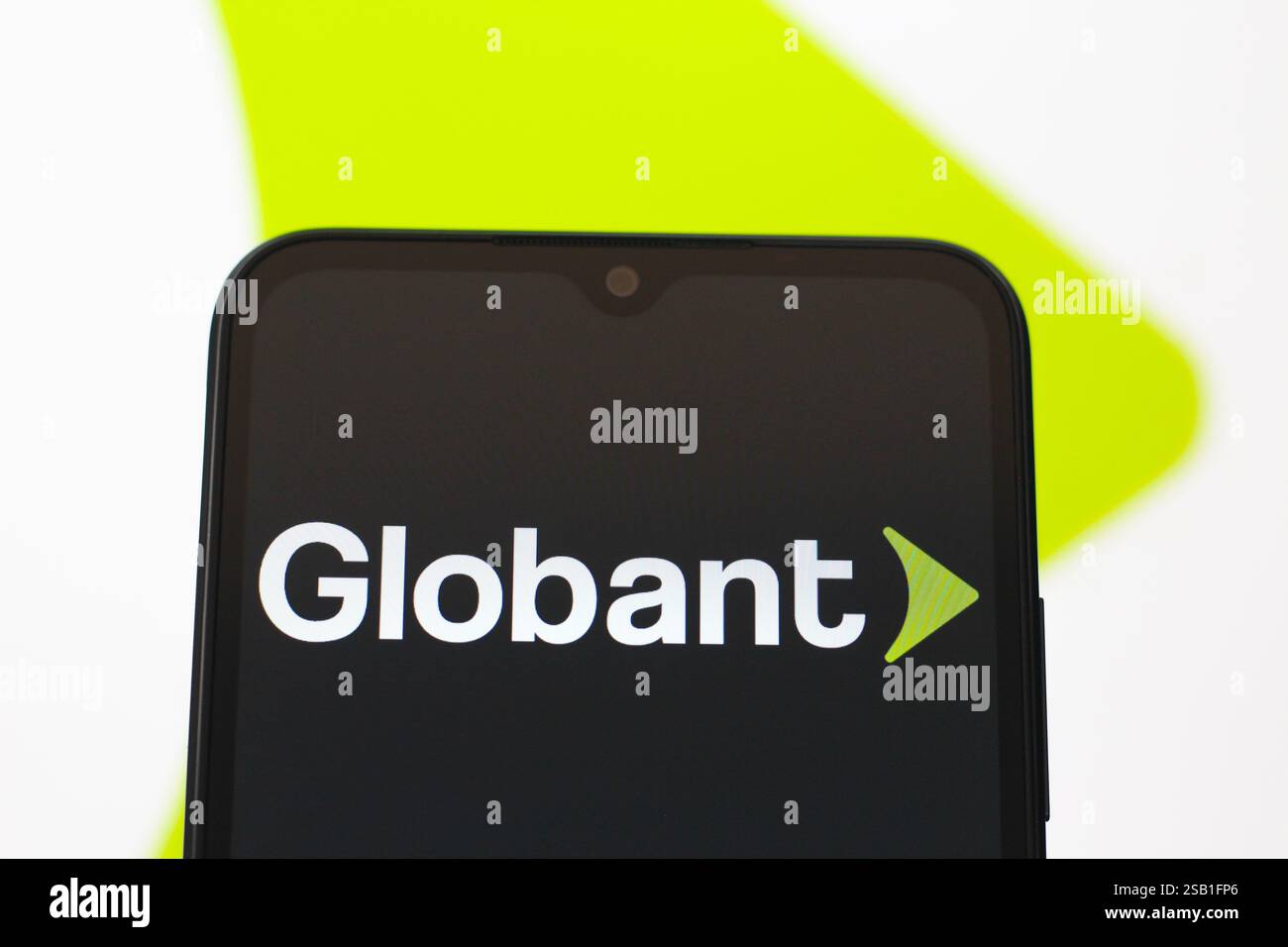 Canada. 31st Jan, 2025. In this photo illustration, the Globant logo is ...