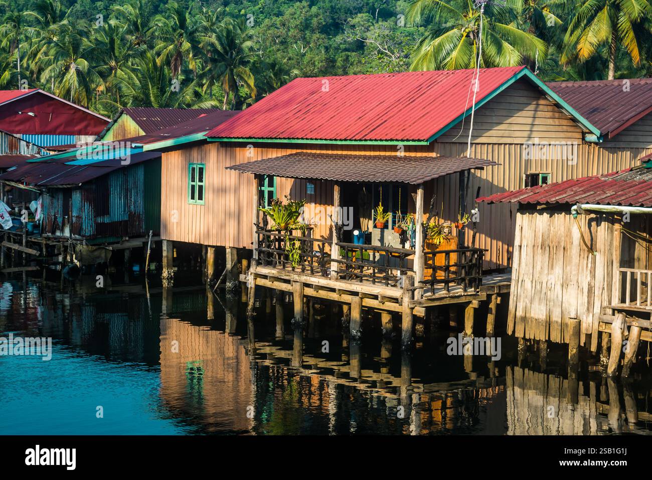 Preak Svay, Koh Rong Island, Cambodia, January 30, 2025 Daily life in ...