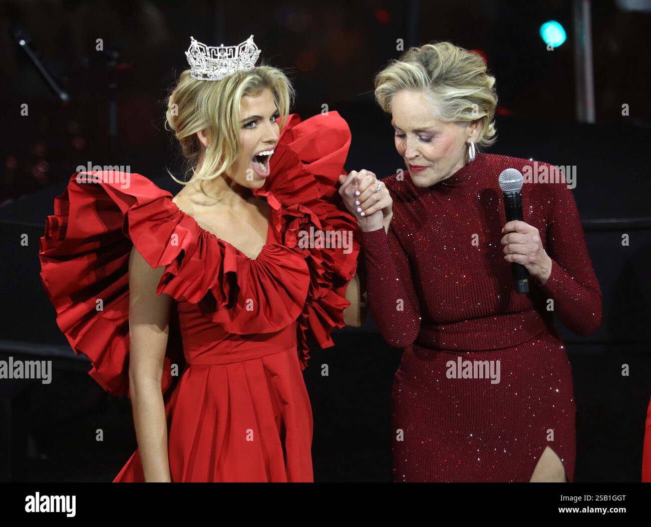 January 30, 2025, New York, New York, USA: Miss America ABBIE STOCKARD ...