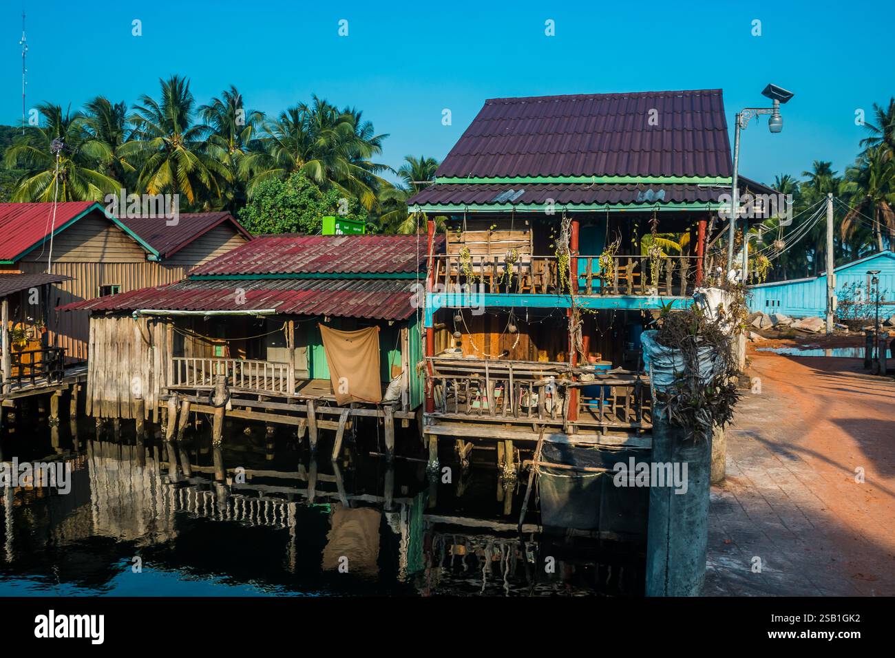 Preak Svay, Koh Rong Island, Cambodia, January 30, 2025 Daily life in ...