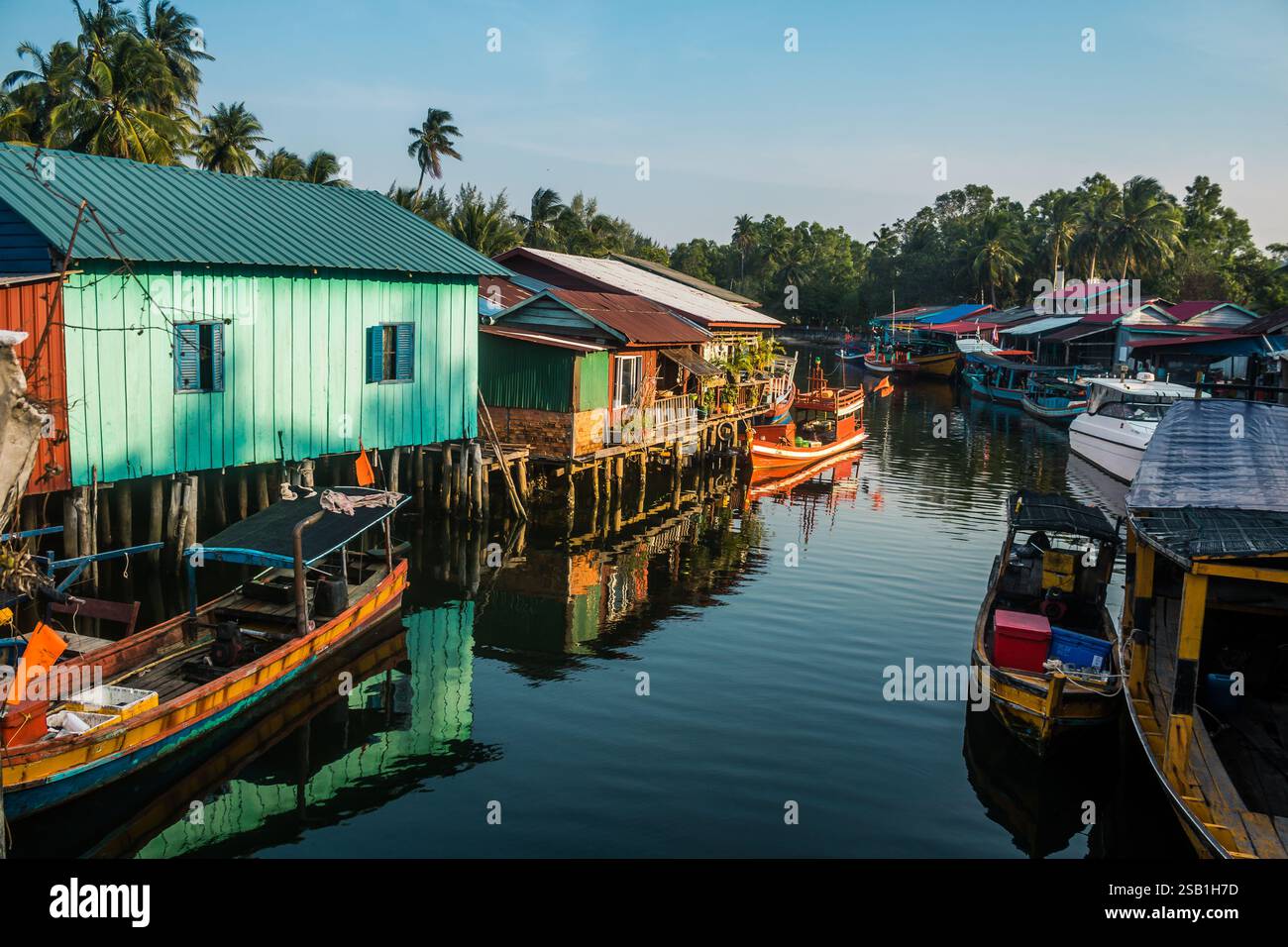 Preak Svay, Koh Rong Island, Cambodia, January 30, 2025 Daily life in ...