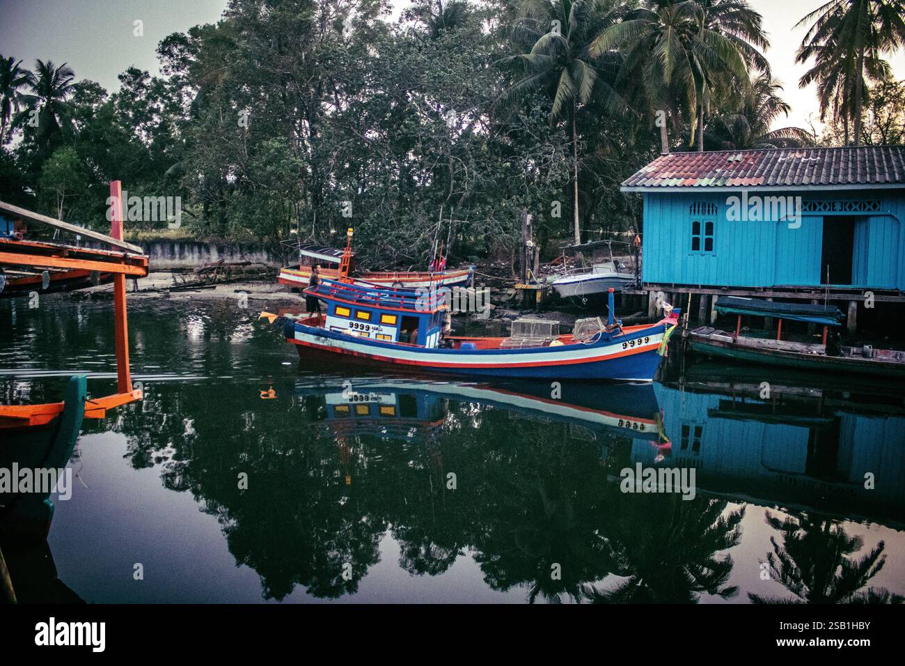 Preak Svay, Koh Rong Island, Cambodia, January 30, 2025 Daily life in ...